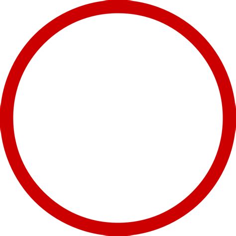 Red Circle Outline