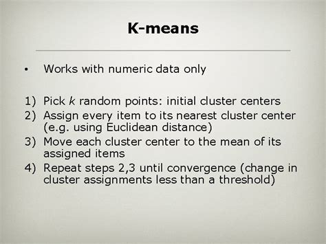 Clustering Kmeans Hierarchical Clustering Selforganizing Maps Outline