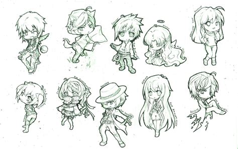 Chibi Poses Google Search Chibi Sketch Chibi Chibi Drawings