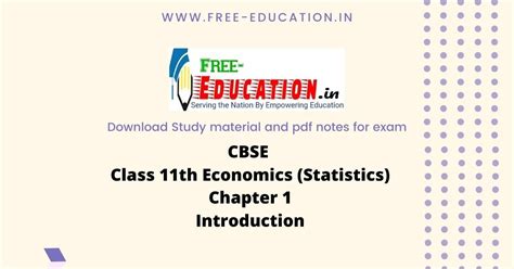 Statistics Class Chapter Introduction Notes Wisdom TechSavvy Academy