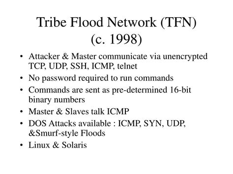 Ppt A Brief History Of Distributed Denial Of Service Attacks Powerpoint Presentation Id 288881