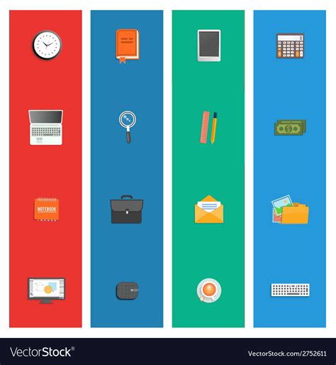 Set Of Various Financial Service Items Royalty Free Vector