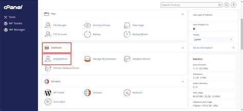 how to access phpmyadmin in cpanel knowledge hub fast panda