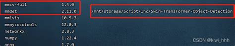 linux系统下搭建swin transformer目标检测环境 swin transformer linux系统安装 csdn博客