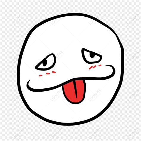 Tongue Sticking Naughty Expressionillustration Charactercharacter Introductioncartoon Png