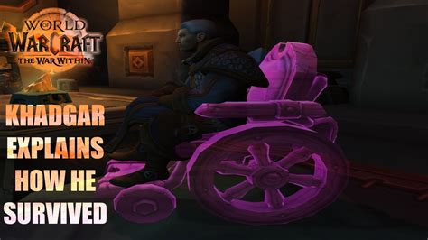 Khadgar Explains How He Survived Dalaran Wow The War Within Wow Worldofwarcraft Youtube