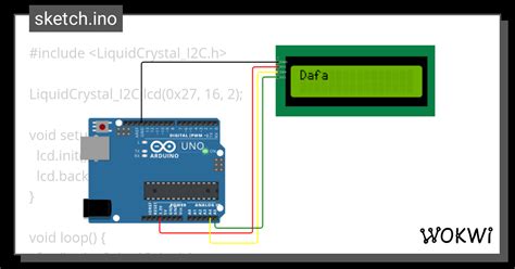 Project Teks Berjalan Menggunakan Lcd 16x2 I2c Copy Wokwi Esp32