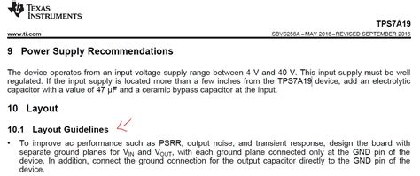 TPS7A19 Input Transient Protection Power Management Forum Power Management TI E2E Support