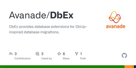Github Avanadedbex Dbex Provides Database Extensions For Dbup