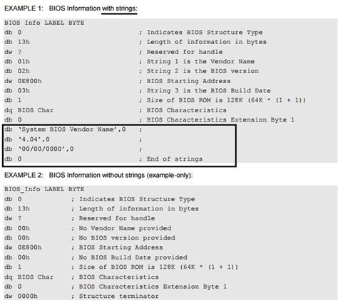 Martins Coding Note Smbios System Management Bios