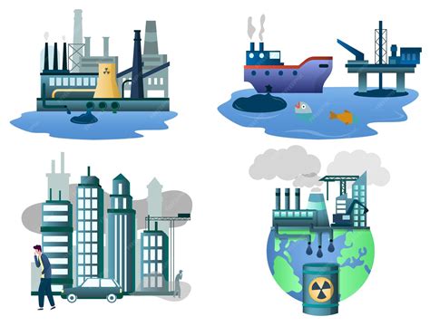 Premium Vector Environment Pollution Vector Concept Isolated