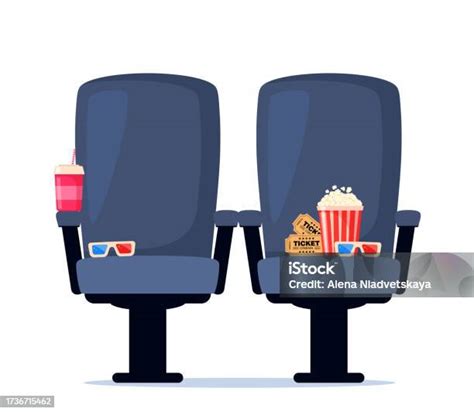 소다 팝콘 3d 안경이 있는 시네마 안락의자 영화 포스터 영화관 배너 디자인 벡터 그림입니다 3d 안경에 대한 스톡 벡터 아트 및 기타 이미지 Istock