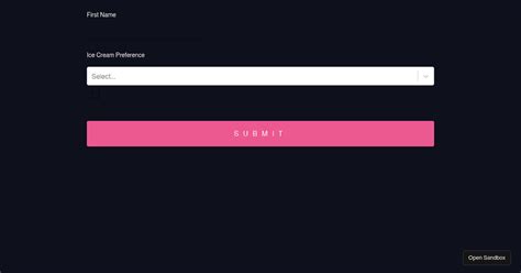 react hook form with ui library forked codesandbox