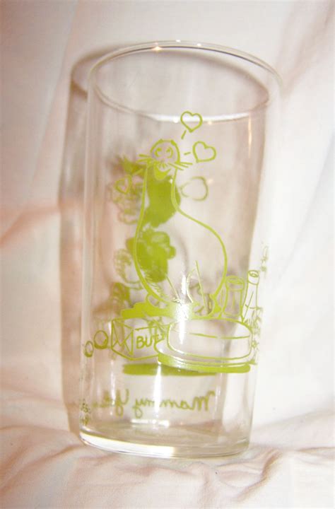 Vintage 1949 Mammy Yokum Of Lil Abner Drinking Glass Promo Glasses