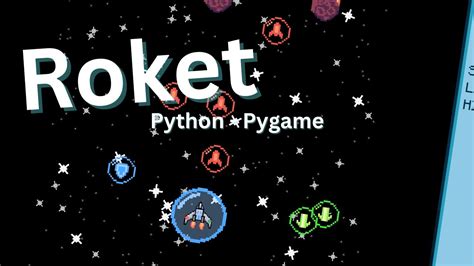 Primitivní hra v Pygame Roket 1 YouTube