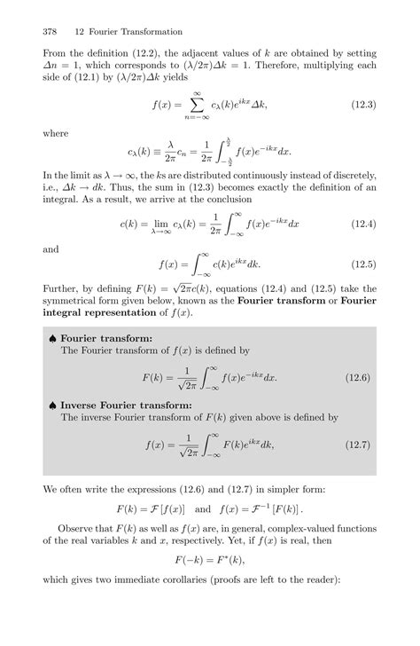Solution Fourier Transformation Studypool