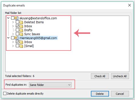 Quickly Delete Or Remove Duplicate Emails In Outlook
