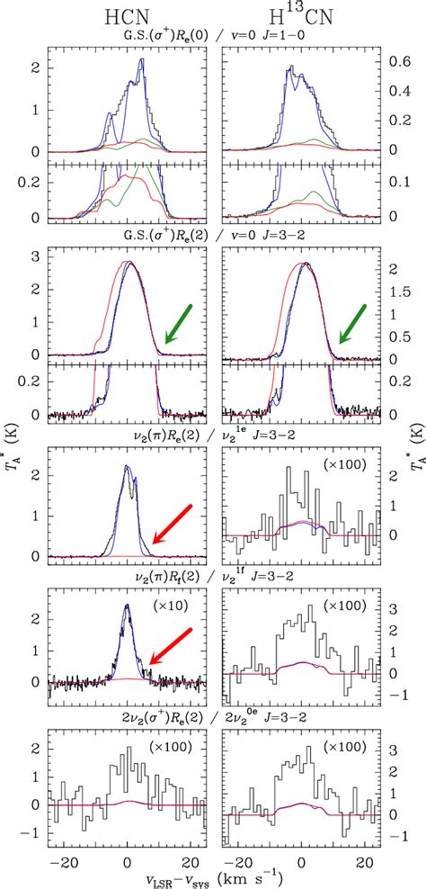 Observed Hcn And H 13 Cn Lines Of Y Cvn With The Iram 30 M Telescope