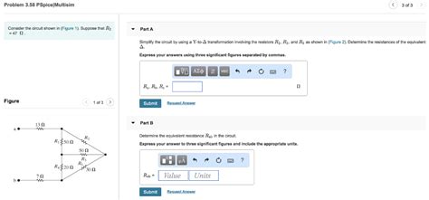 solved problem 3 58 pspice multisim 3 of 3 consider the