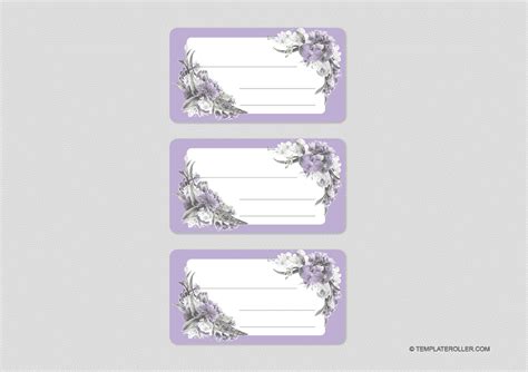 Wedding Address Lable Template Violet Download Printable Pdf