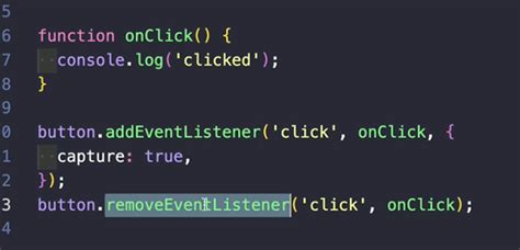 Javascript Remove An Event Listener With Removeeventlistener
