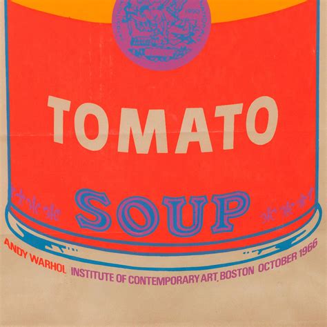 Andy Warhol Andy Warhol Soup Can Bag At Stdibs Warhol Campbell Soup