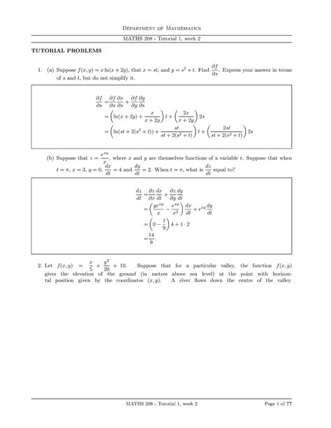 208 tut 1 sols tutorial questions and solutions for 2023 sem 1