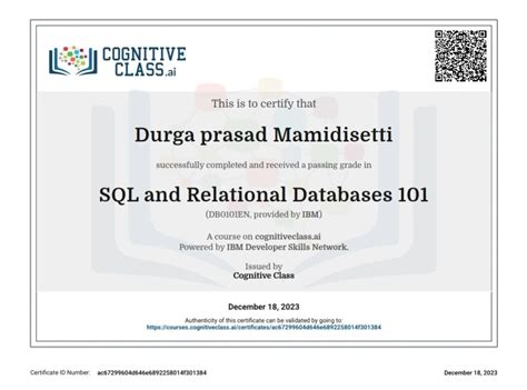Certificate Ibm Cognitiveclass Ai Certification