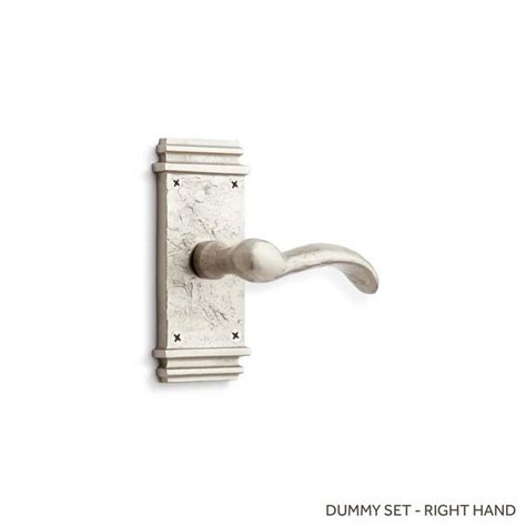 Hubbard Brass Interior Door Knob And Plate Set Dummy Satin Brass