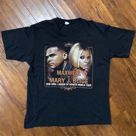 Vintage Shirts Vintage 26 Mary J Blige Maxwell World Tour Concert