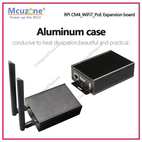 Плата расширения Mcuzone Cm4 Wifi7 Poe Poe Gigabit Ethernet Wifi7 Be200 купить в интернет