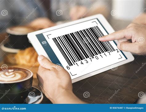 Bar Code Data Identification Encryption Concept Stock Image Image Of