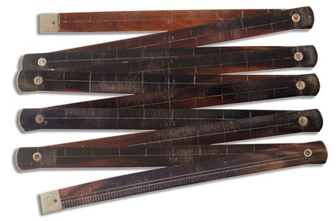 French Baleen Zig Zag Meter Rule Gilai Collectibles