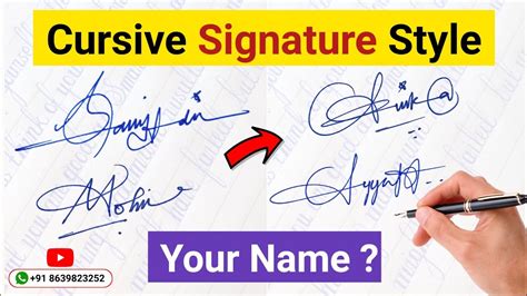 Cursive Signature Generator