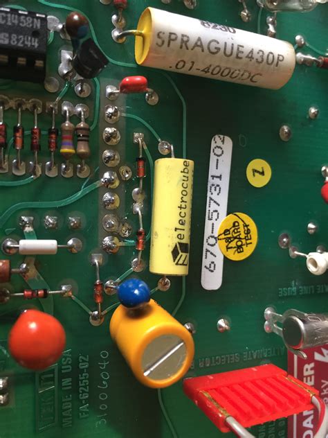 Tektronix 620 Xy Monitor Repair Buttons Switches Knobs And Lights