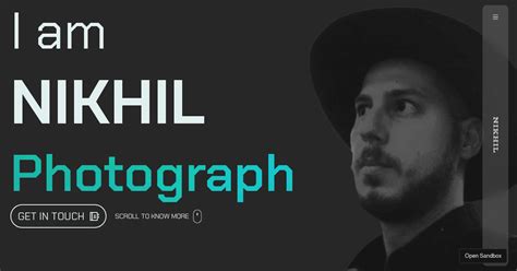 Nix Portfolio Codesandbox