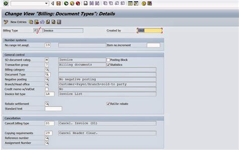 TECHSAP Defining New Billing Document Type In SAP SD Billing