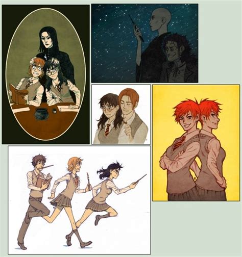 Harriet Potter Illustrations From An Artist Where All The Male And Female Characters Of Harry