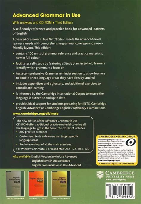 خرید کتاب Advanced Grammar In Use Cd جدیدترین ویرایش چرب زبان