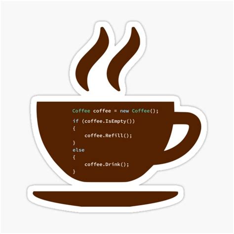 If Coffee Is Empty Refill Else Drink In Some Abstract Programming
