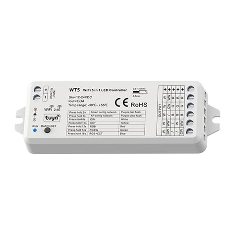 Tuya WiFi RF 5in1 LED Controller WT5