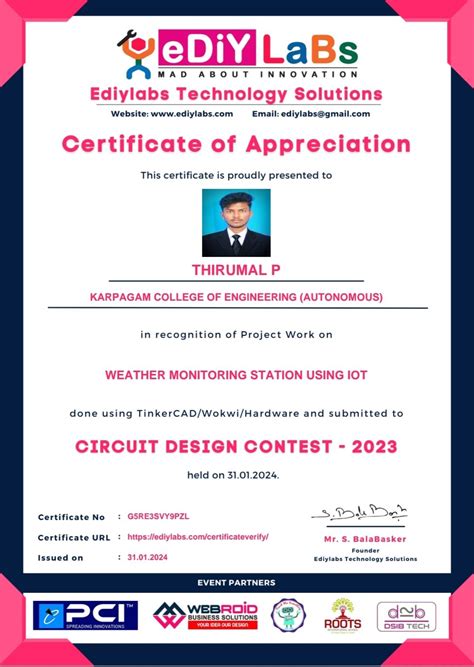 Thirumal P On Linkedin Connections Iot Weathermonitoring