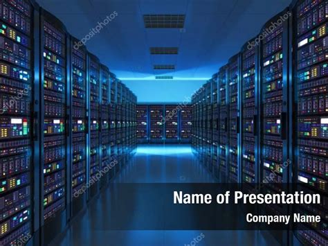 Server Powerpoint Template Server Powerpoint Background