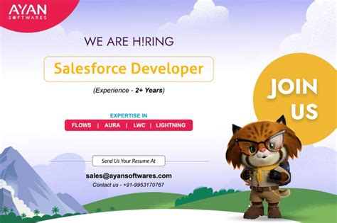 Ayan Softwares On Linkedin Hiring Developer Salesforce