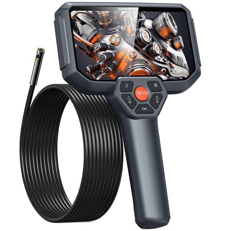 Depstech Ds590 Dual Lens Endoscope Camera With 5 Ips Screen