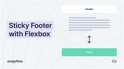 Sticky Footer With Flexbox