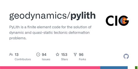 Github Geodynamicspylith Pylith Is A Finite Element Code For The