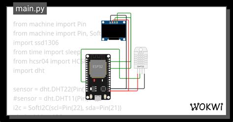 Oled Teplomer Wokwi Esp32 Stm32 Arduino Simulator