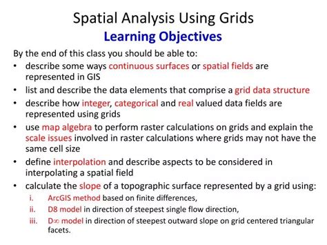 Ppt Spatial Analysis Using Grids Powerpoint Presentation Free