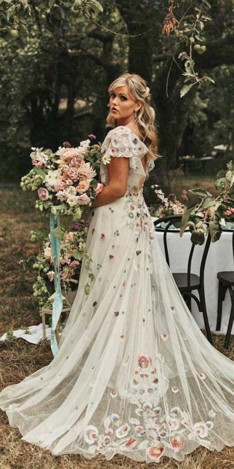 Floral Wedding Dresses 27 Gowns For Your Magic Party